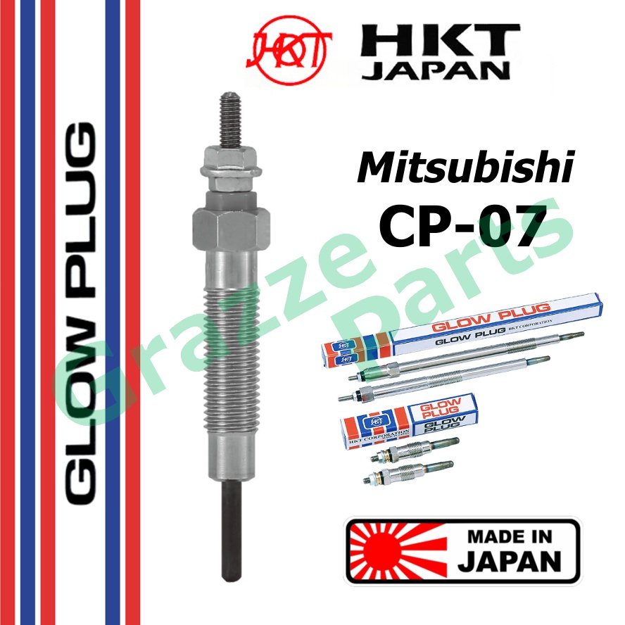 HKT 100% Made In Japan Heater Glow Plug CP-07 / MD197511 for Mitsubishi ...
