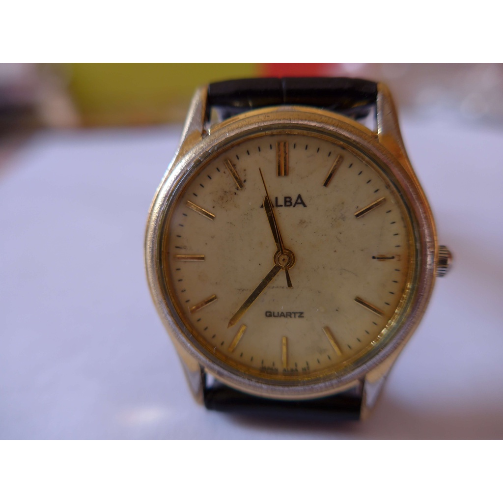 Alba Quartz Round Lemon Dial Watch | Shopee Malaysia
