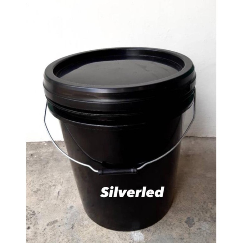 {Ready Stock} NEW 20L Black pail and cover without spout & Strong ...