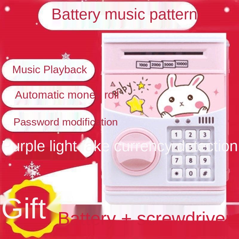 lucky creative child piggy bank password box deposit Money bank girl ...