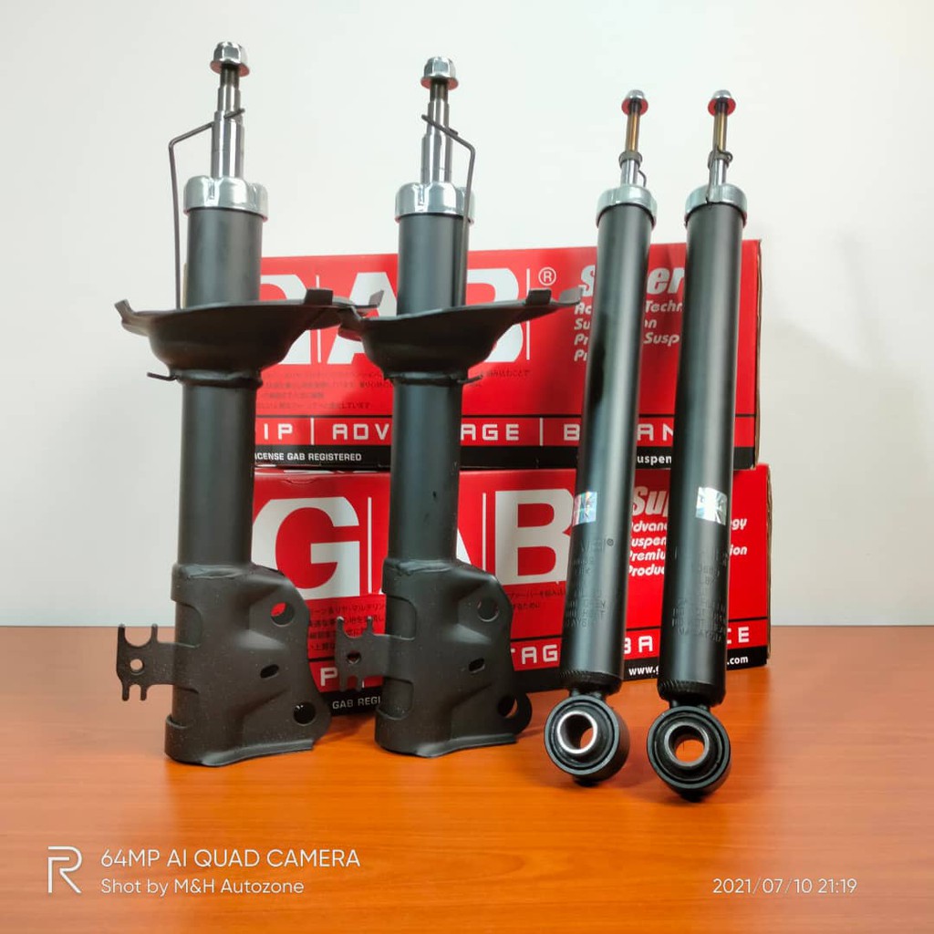 GAB ABSORBER TOYOTA VIOS NCP42 ABSORBER FRONT / REAR (1 PAIR = 2 PCS ...