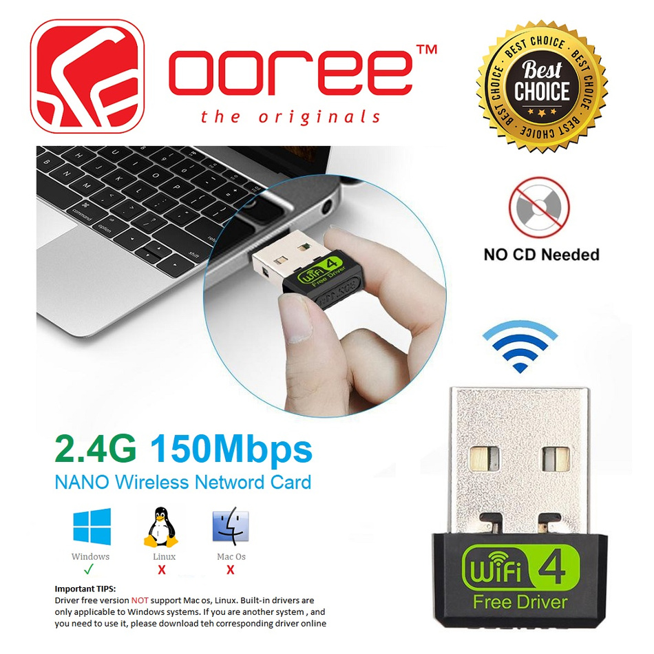 USB WIFI 4 DONGLE ADAPTER FREE DRIVER 150MBPS WIRELESS USB ADAPTER WI ...