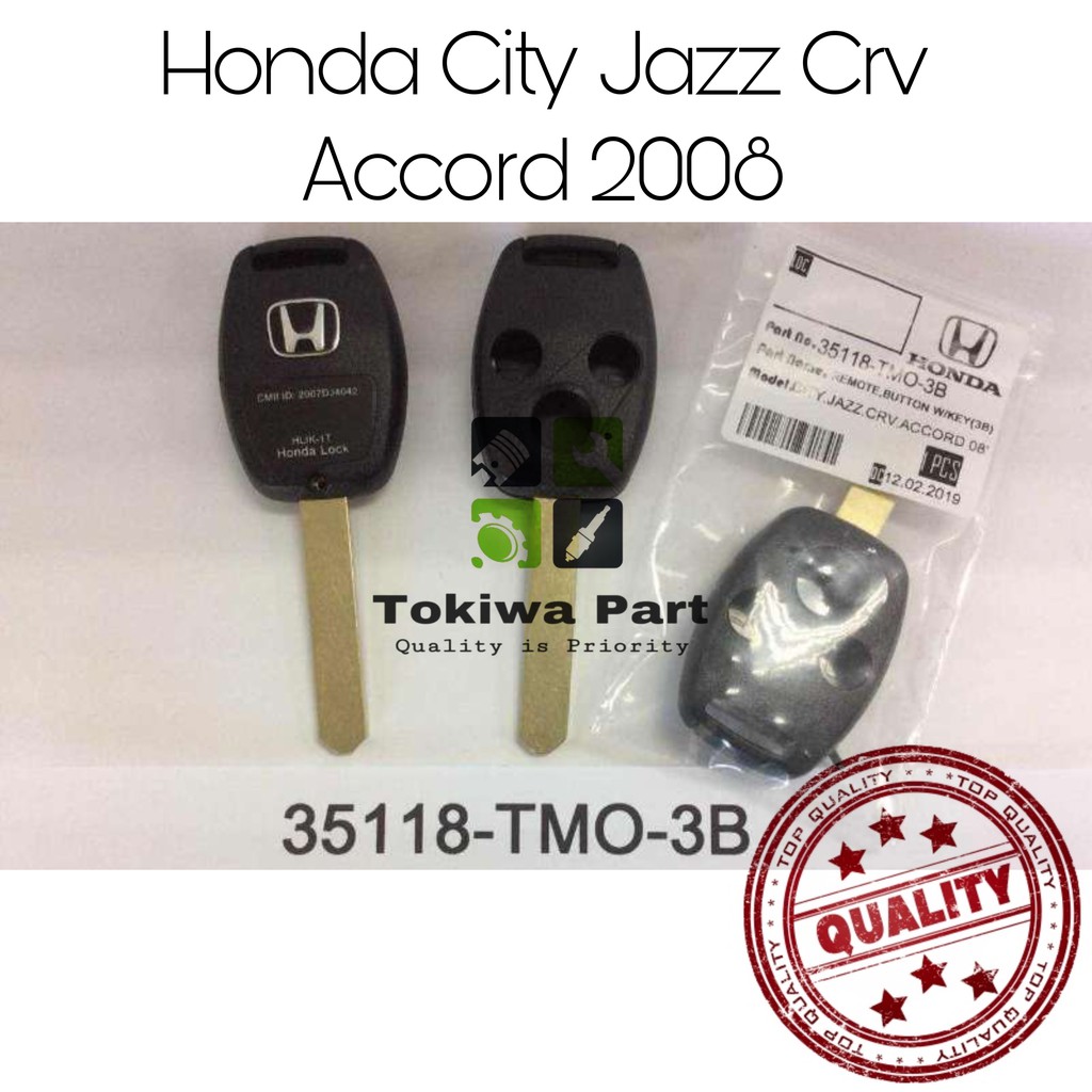 Genuine Honda City Accord Civic Jazz CRV 2008 3 Button Remote Control ...