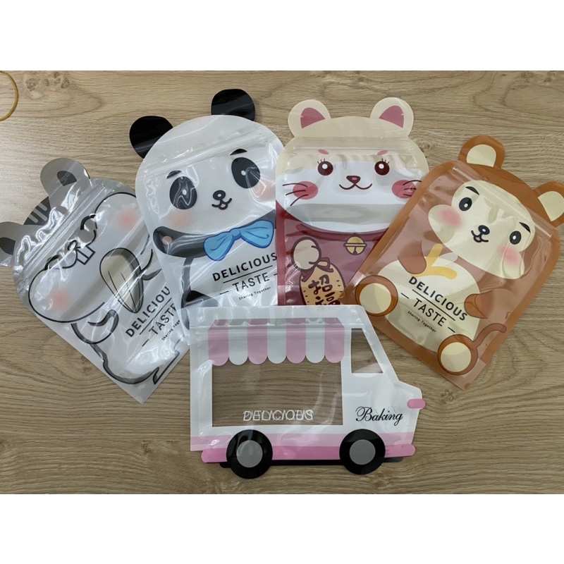 Cute Cartoon Zipper Bag Zip Lock Bag Candy Bag | Shopee Malaysia