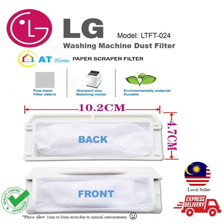 LG Washing Machine Link Filter Penapis Mesin Basuh LG LTFT-024 (1pcs ...