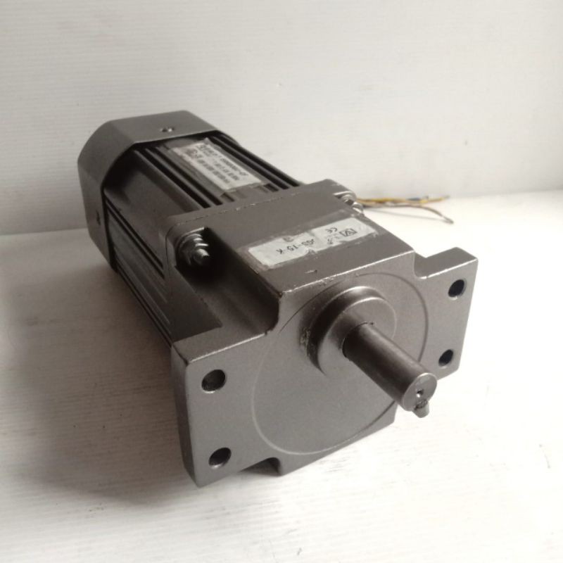 Dynamo motor gearbox 220V AC 90Watt Ratio 1vs15 high torqui | Shopee ...