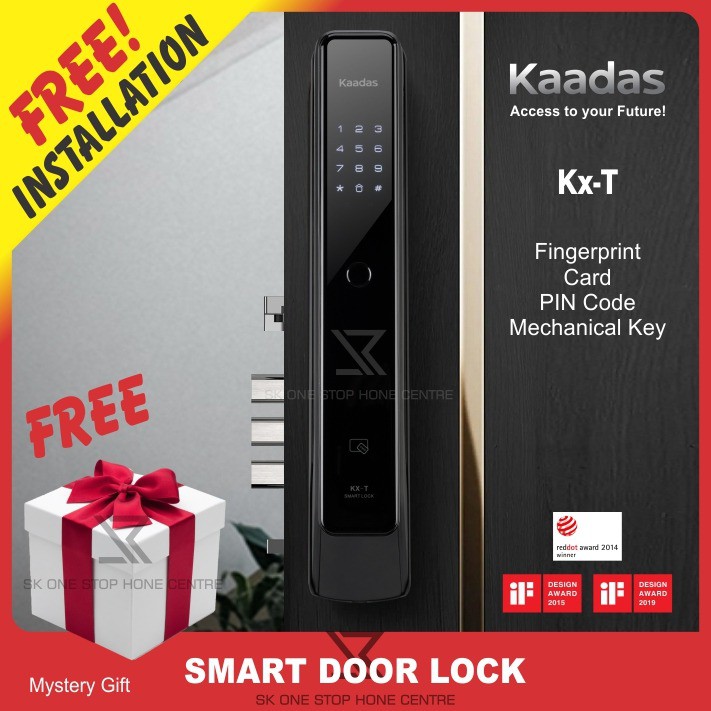 (Limited Promotion) Kaadas Kx-T Smart fingerprint Push Pull Digital ...