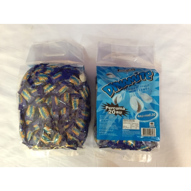 JACK n JILL Dynamite Choco Filled Mint Flavoured Candy ±300's Gula Gula ...