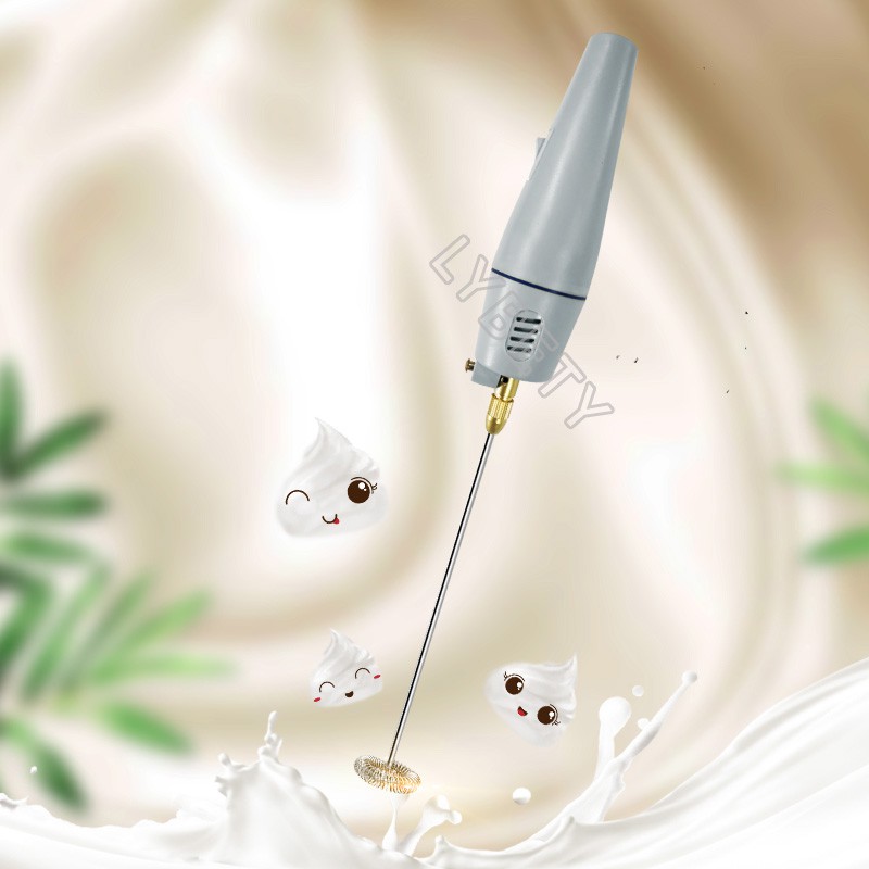 Elisio Electric Milk Frother Handheld Coffee Milk Frother Mini Milk ...