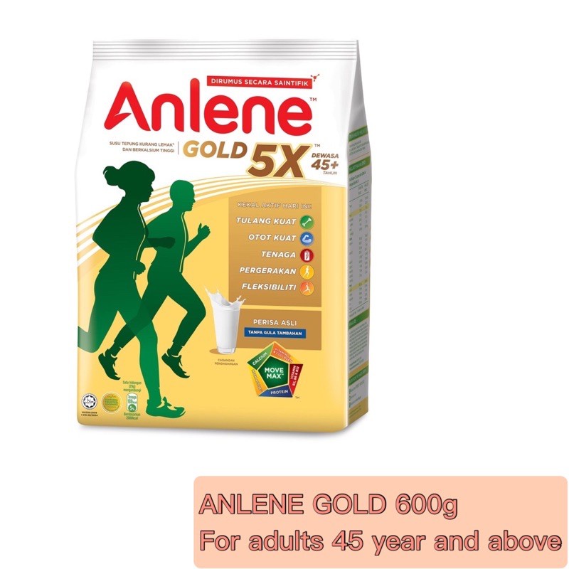 ANLENE GOLD MILK POWDER 600G ( GOOD FOR HEALTH ) | Shopee Malaysia