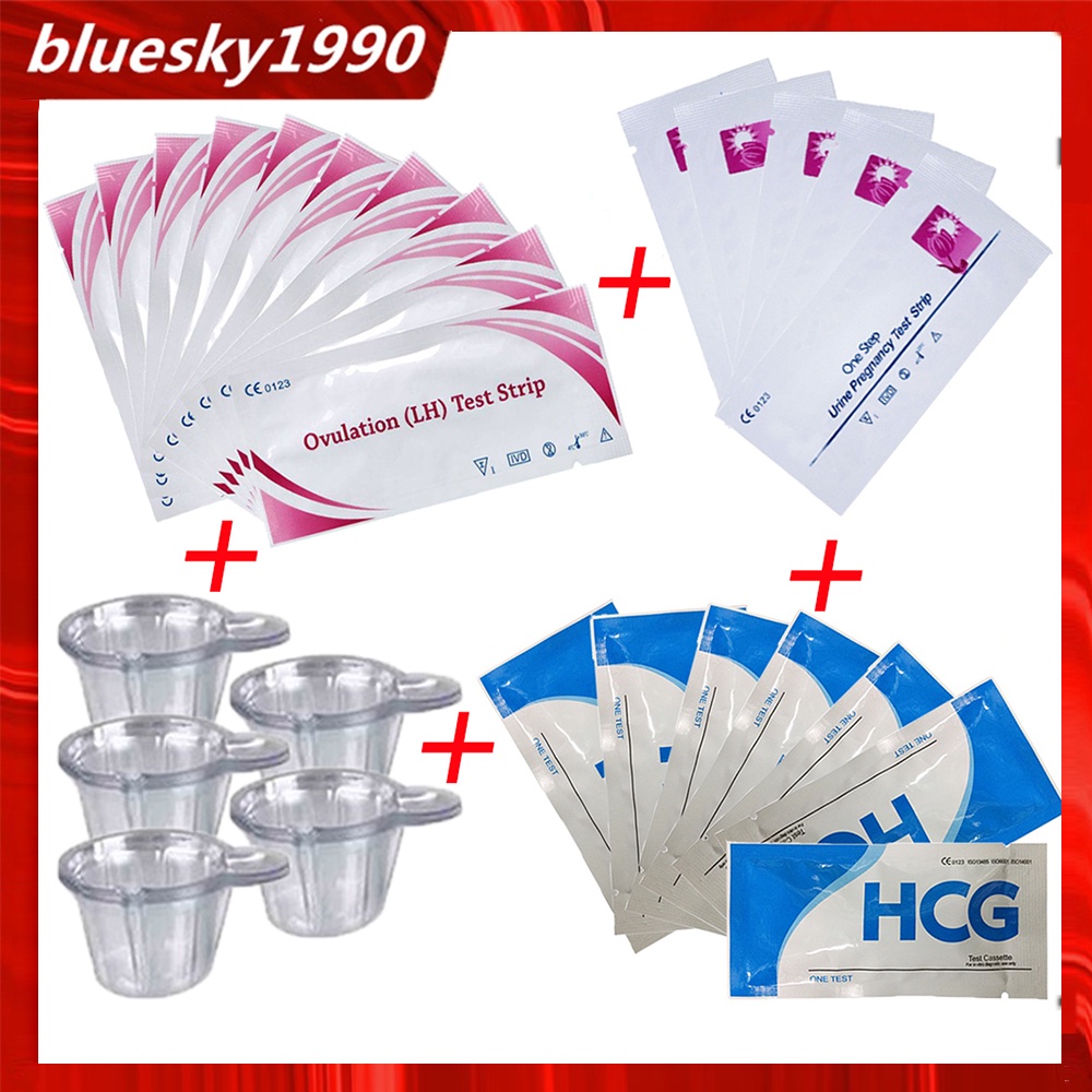 50 Pcs Ovulation Test Strip Early Pregnancy Test Strip Pregnant Hamil 1597