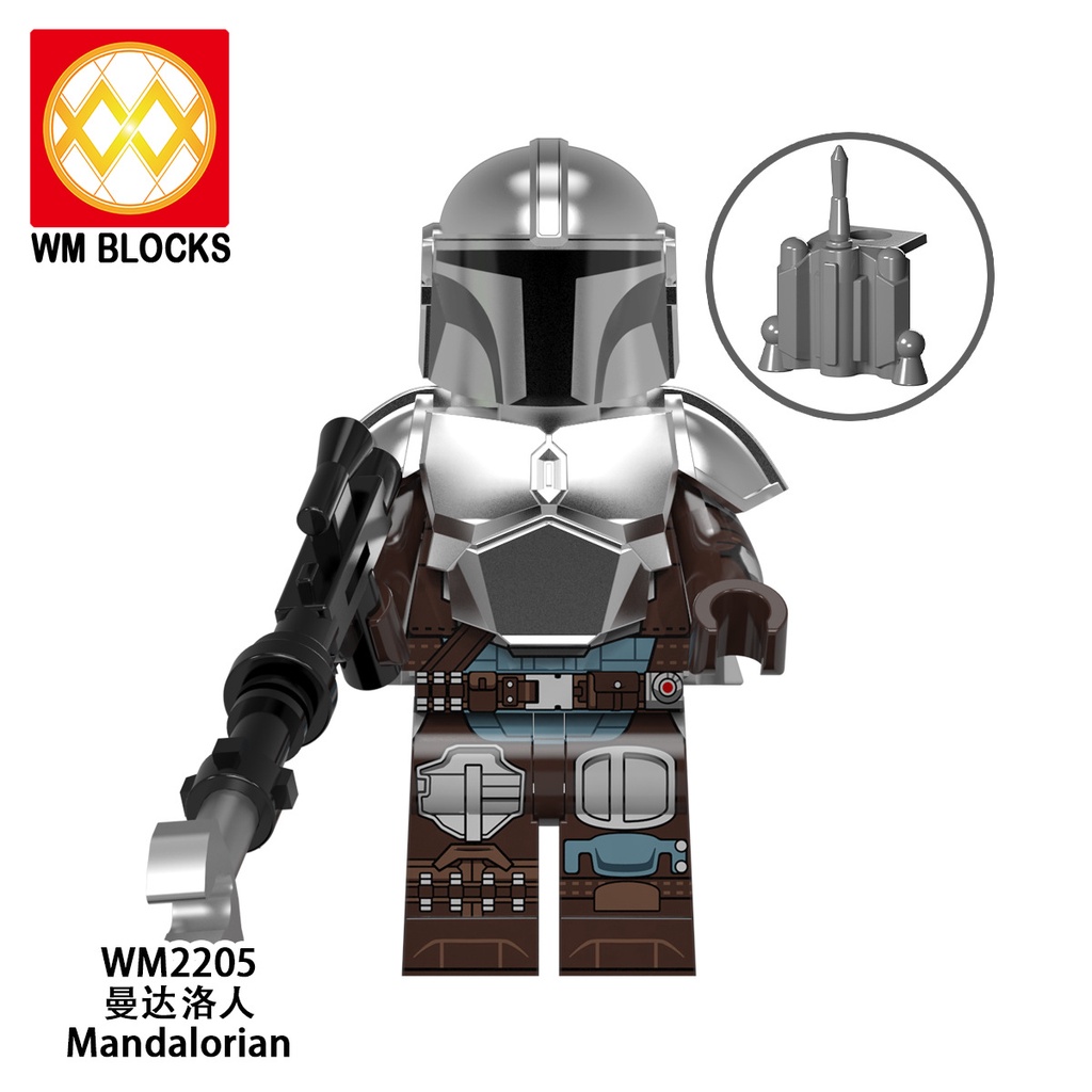 Star Wars Minifigures Building Blocks Toys Mandalorian Series Ahsoka ...