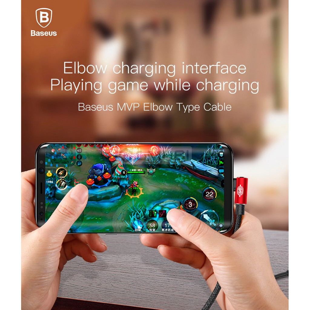 Baseus MVP Elbow TYPE C TYPE-C 2A Reversible Data Sync Charging USB ...