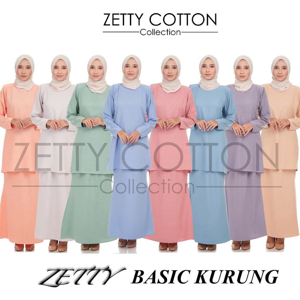 BAJU KURUNG MODEN PLAIN 16 COLOUR [ BASIC BAJU KURUNG KOSONG MESRA ...