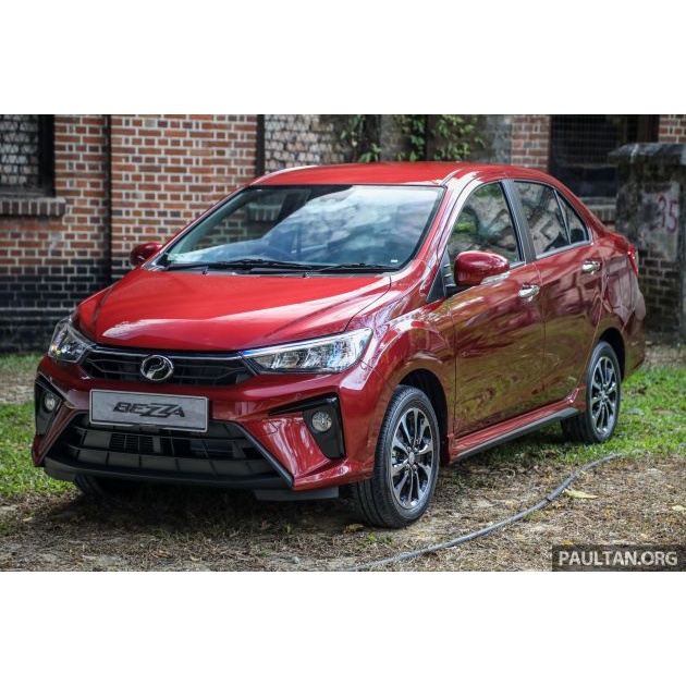 ORIGINAL BEZZA 2019-2021 REAR BUMPER SPOILER TOWING COVER BELAKANG ...