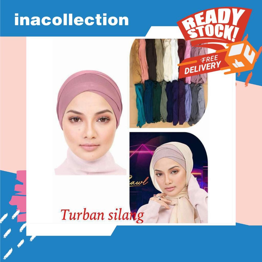 INNER TURBAN SILANG ALA NEALOFAR / INNER TALI / ANAK TUDUNG TURBAN ...