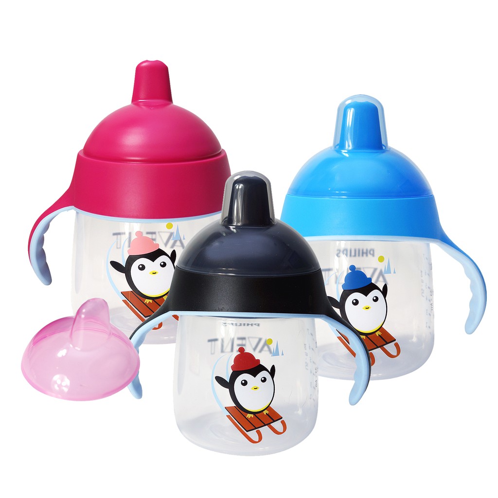 AVENT Penguin Duckbill Suction Cup 260ML Suitable For Babies Over 12 ...