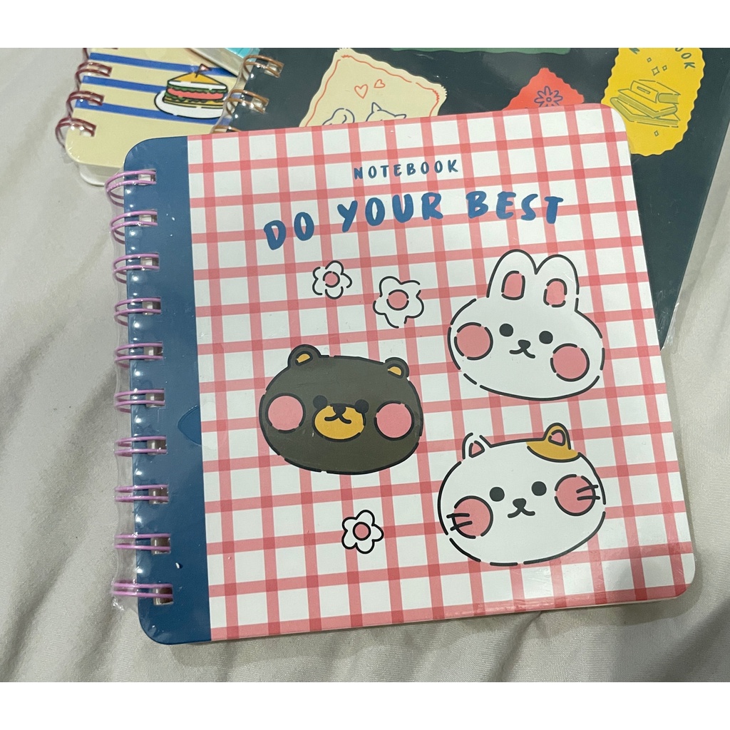 KAISON Notebook / 96 Sheets Lined Square Notebook Retro & 100 sheets ...