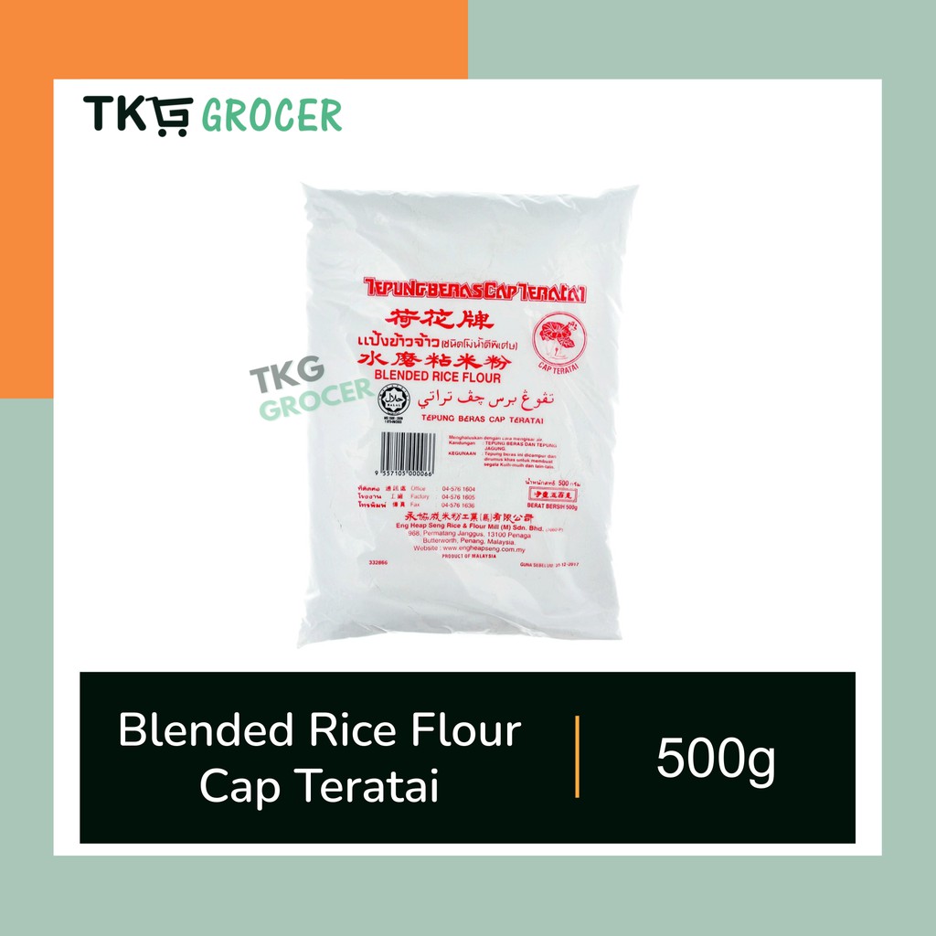 Blended Rice Flour / Tepung Beras Cap Teratai 500g | Shopee Malaysia