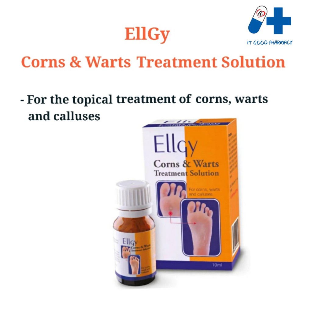 Ellgy Corns & Warts Treatment Solution 10ml | Shopee Malaysia