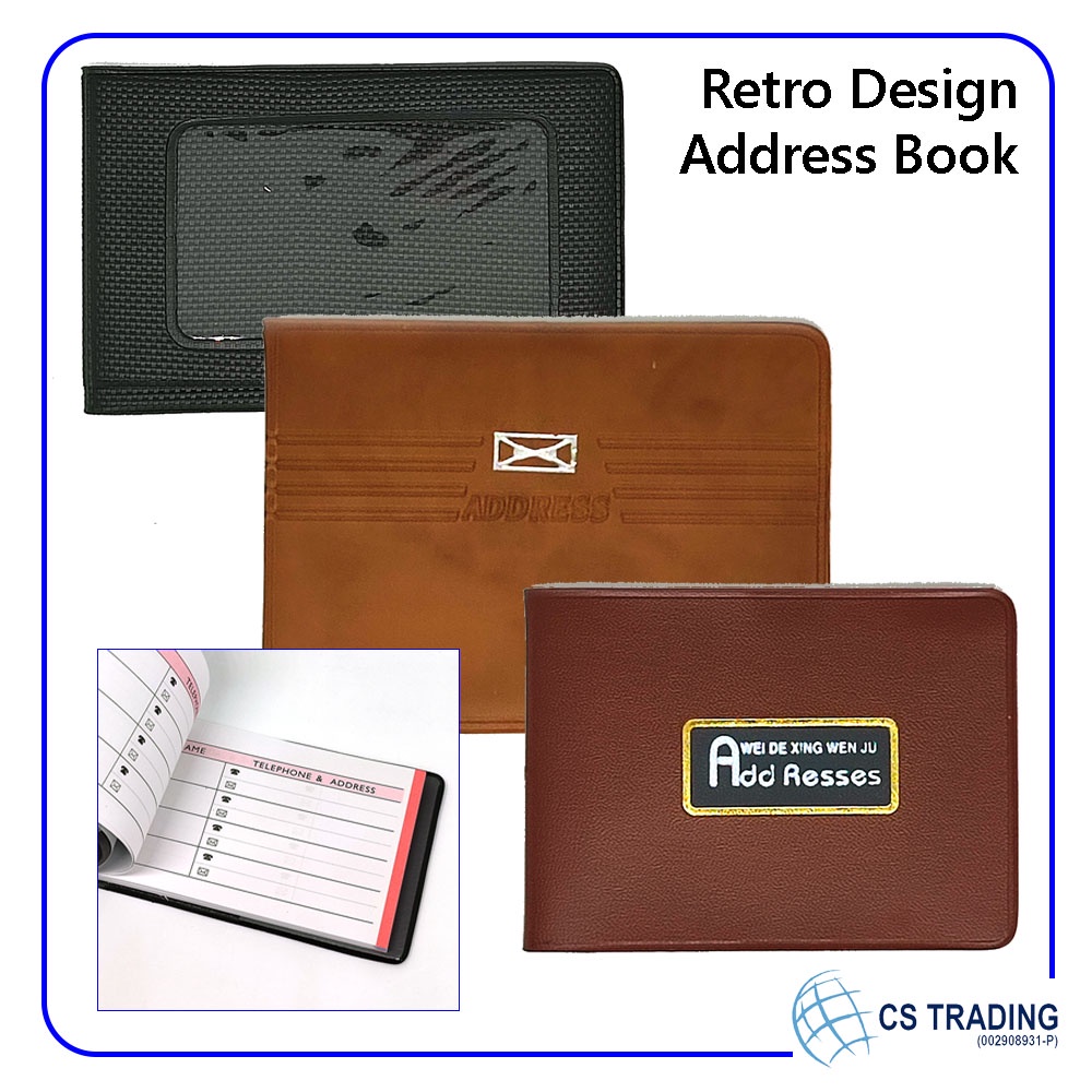 Mini Address and Phone Book / Retro Design / Old Fashion | Shopee Malaysia