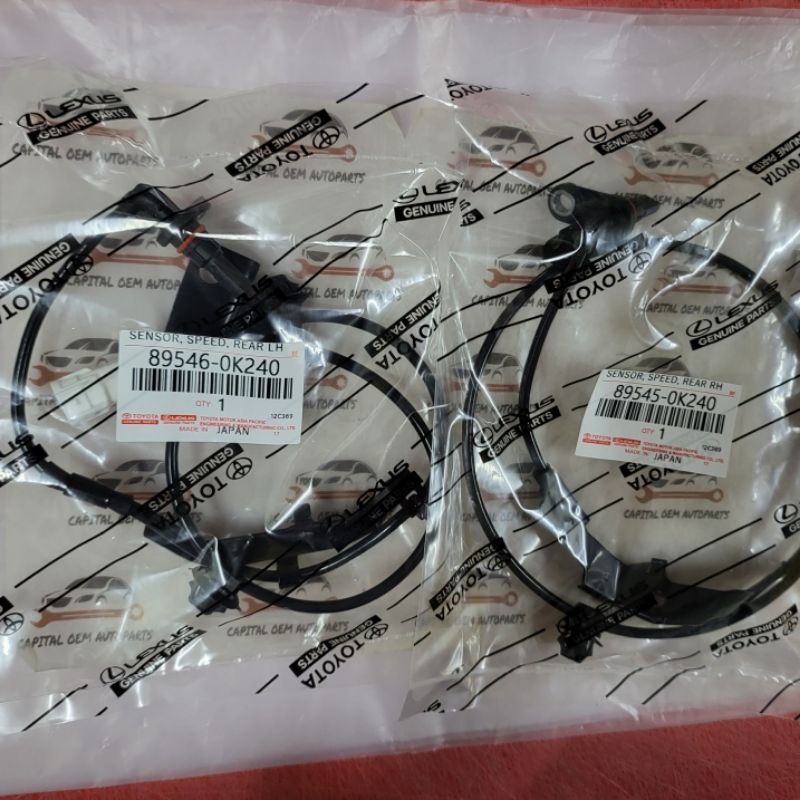 GENUINE TOYOTA REAR ABS SENSOR TOYOTA REVO GUN125/155 2015-2022 MADE IN ...