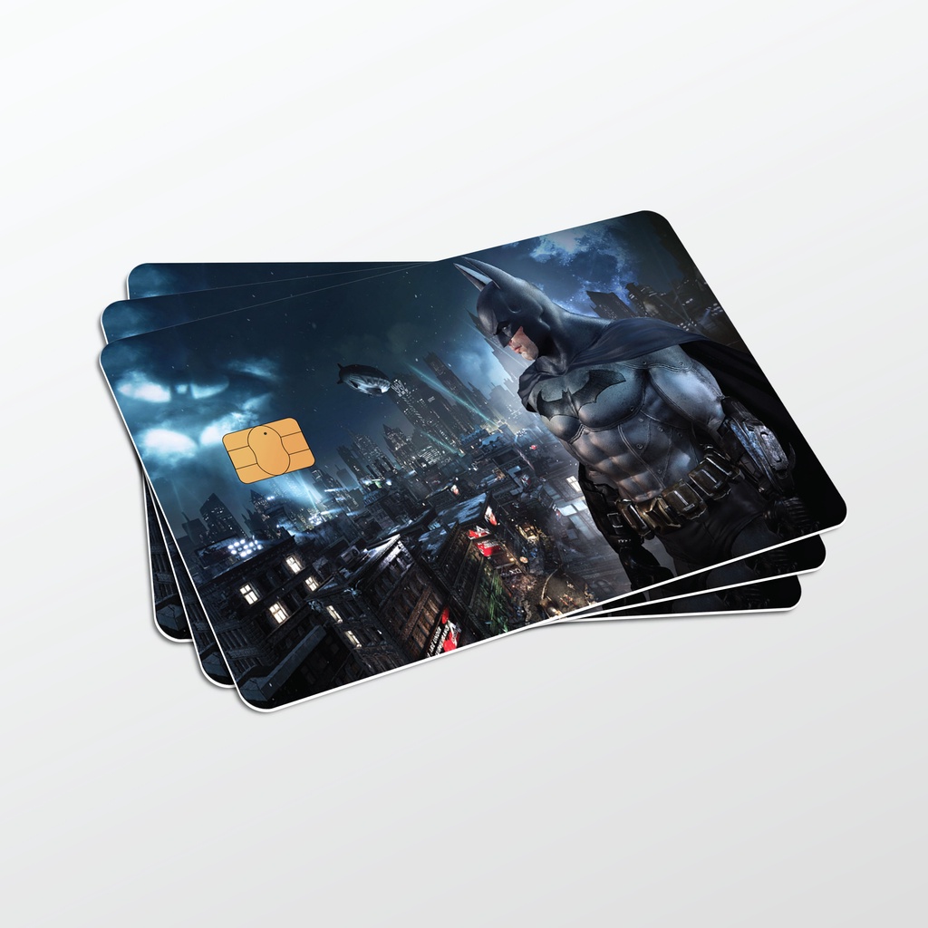 KapzLegacy Batman ATM Bank Sticker Card Cover Access Touch n Go Skin ...