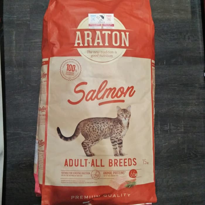 Araton Adult with Salmon Dry Cat Food - 15kg | Shopee Malaysia