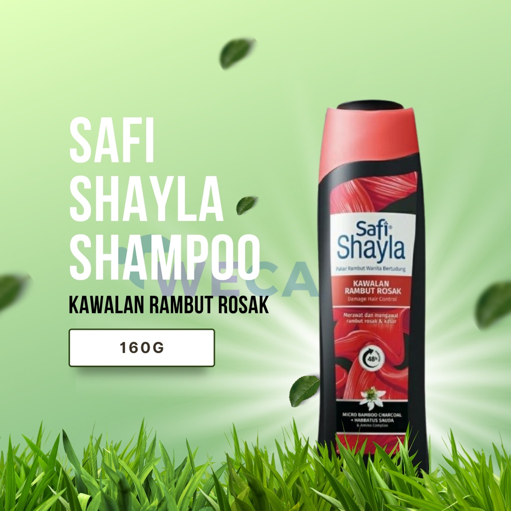 Safi Shayla Shampoo Wanita Bertudung (160g) - 8 Variants | We Care ...