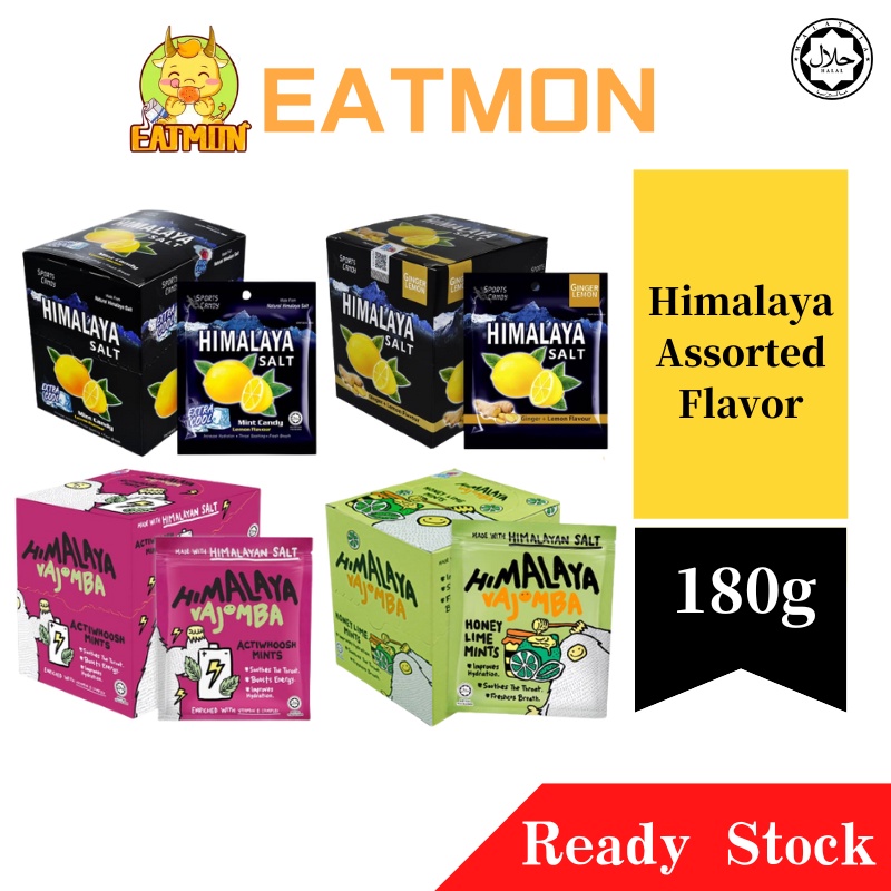 [EATMON] Big Foot Himalaya Salt Candy 15g x 12s | Shopee Malaysia