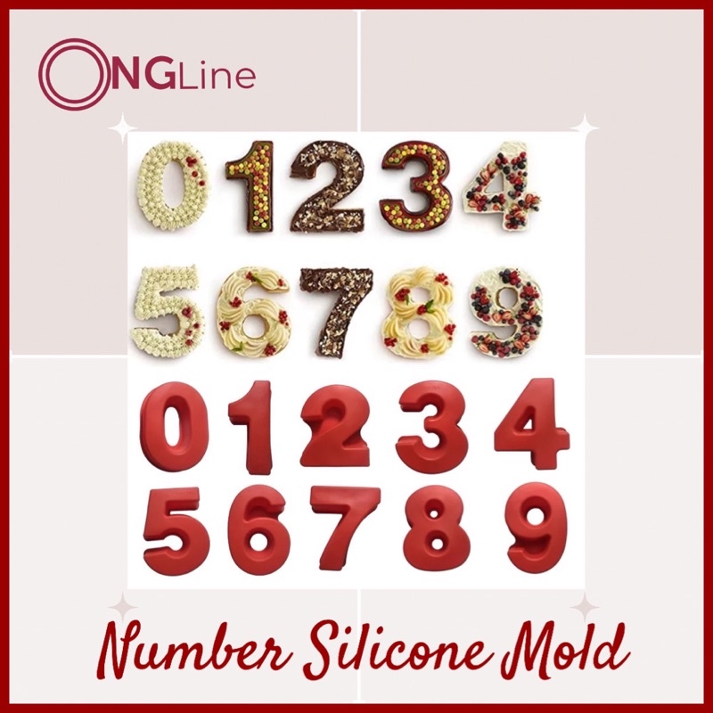 10 inches | Number Silicone Mold | Shopee Malaysia
