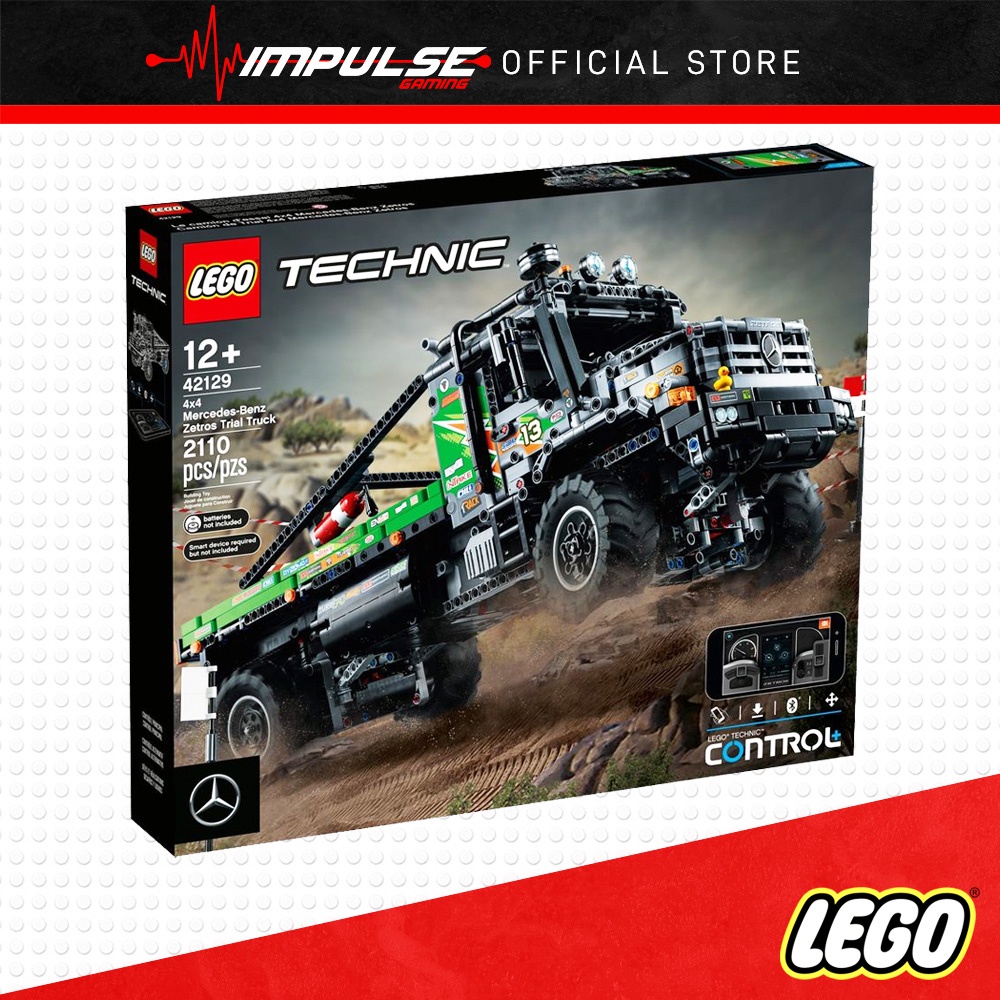 LEGO 42129 Technic - 4x4 Mercedes-Benz Zetros Trial Truck Toy | Shopee ...