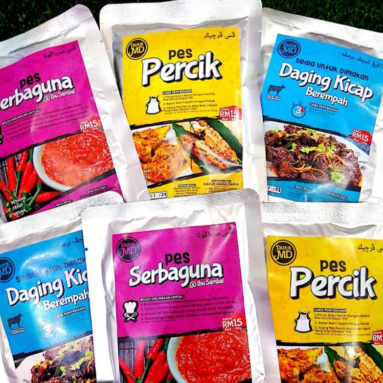Pes Percik / Pes Serbaguna / Daging Kicap Berempah / Ikan Dan Ayam ...