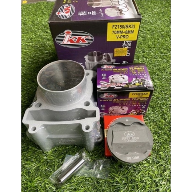 IKK SK3 V-Pro Ceramic Racing Block set Superhead Piston LC135 / FZ150 ...