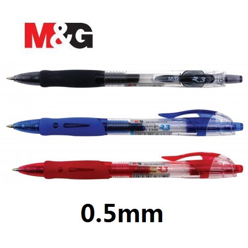 M&G Gel Pen 0.5mm /0.7mm (Blue/ Red/ Black) - 1pcs | Shopee Malaysia