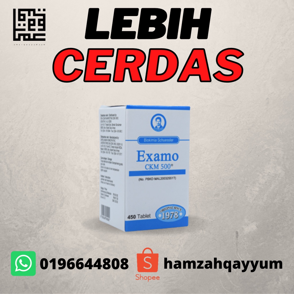 EXAMO CKM 500 (BIRU) | Shopee Malaysia