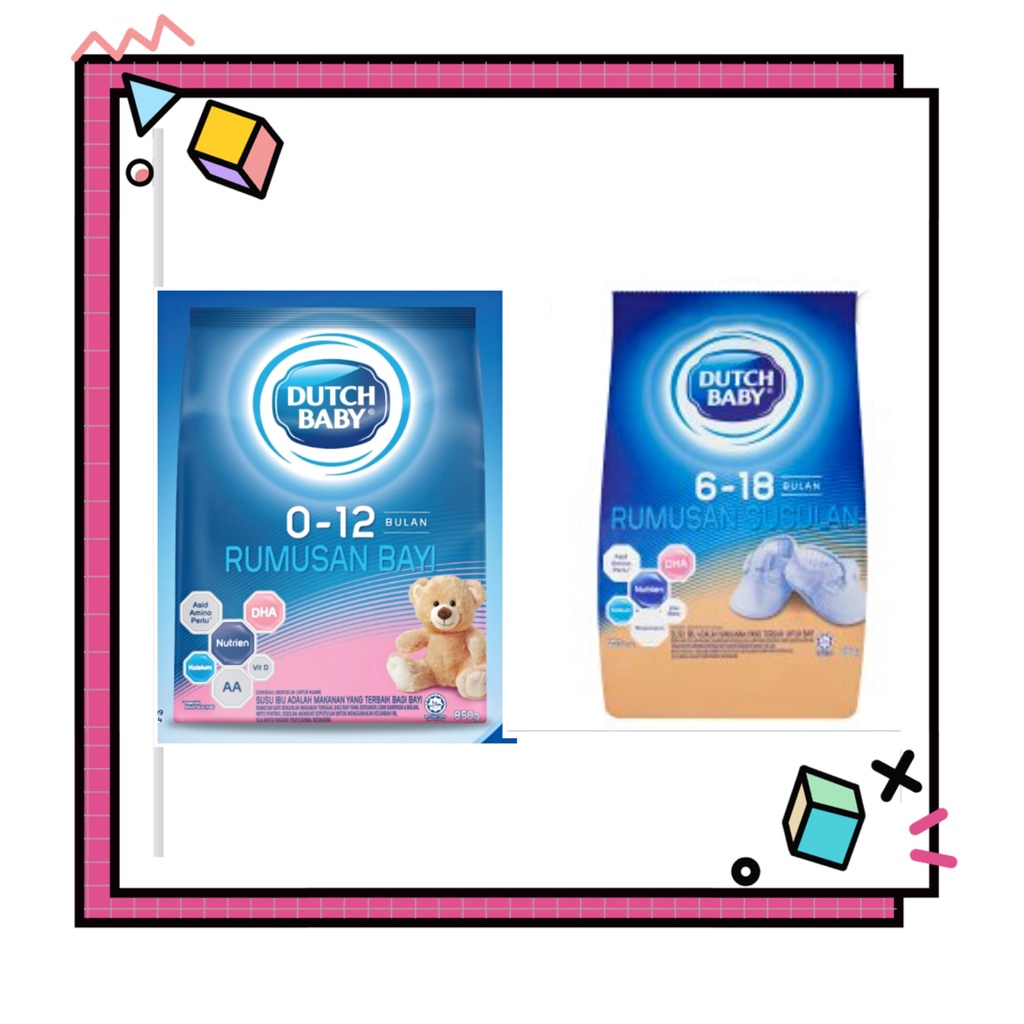 Dutch Baby Milk Powder 0-12(850g)/6-18 months (850g)EXP :2023 (1 pack ...