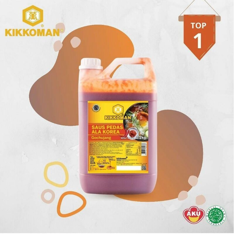 Kikkoman Gochujang Sauce 2 L kg Halal | Korean Gochujang Sauce | Shopee ...