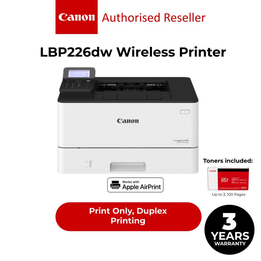 Canon iMageClass LBP226dw Auto Duplex Mobile Wireless Direct Connection Laser Printer | Shopee ...