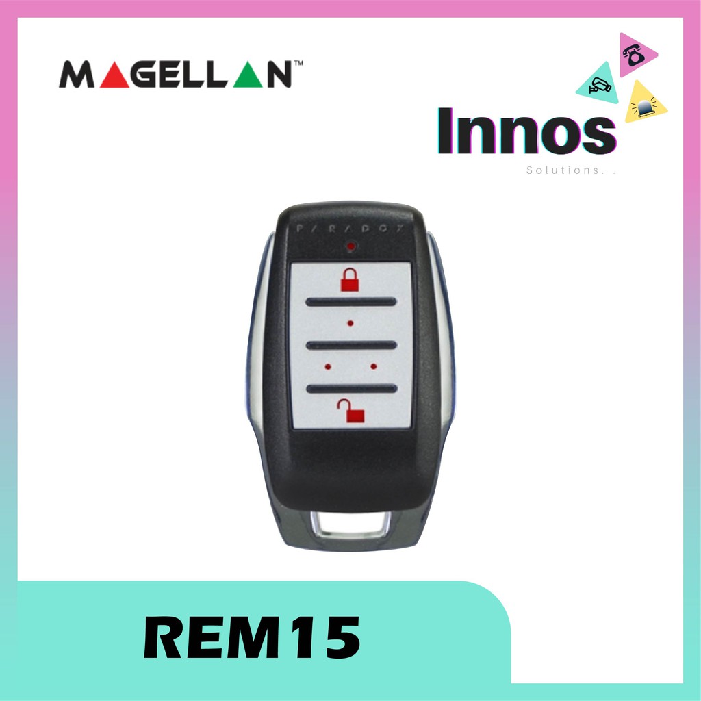 PARADOX REM15 ALARM REMOTE CONTROL with BACKLIT BUTTONS | Shopee Malaysia