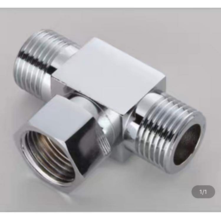 Stainless Steel Three Way Water Connector Joint Water Diverter Joint ...