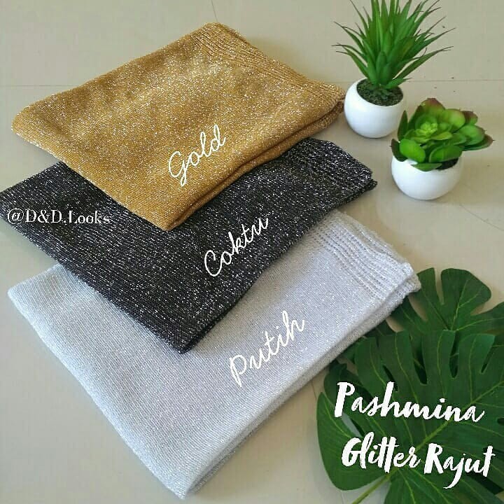 Pashmina Knitting GLITTER/PASHMINA GLITTER Knitting/PASHMINA GLITTER ...