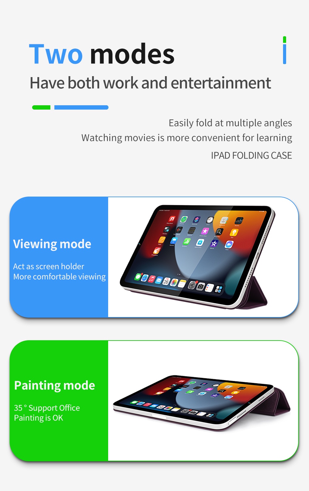 Double-sided Magnetic Protector Cover Case for iPad Air 4/ Air 5 10.9 ...