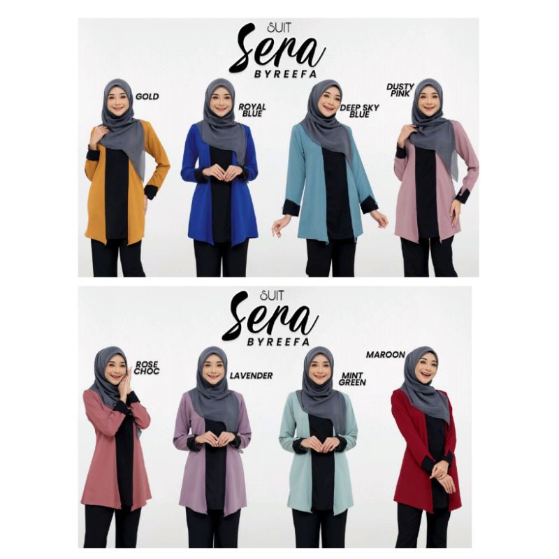 SUIT SERA 🎀 By Reefa 🎀 Free Gift 🎀 Muslimah Suit 🎀 Nursing And Wudhuk ...