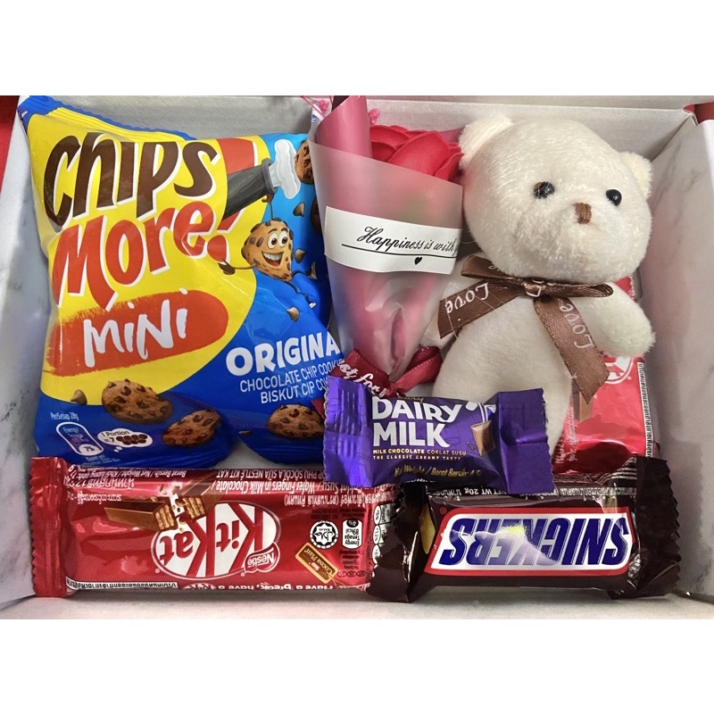 Surprise gift box chocolate bear birthday gift hadiah bajet kekasih ...