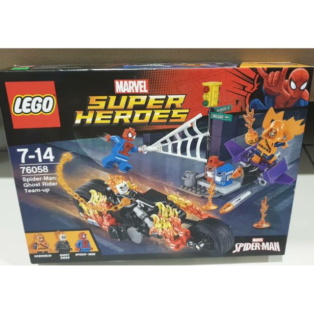 LEGO 76058 Marvel Super Heroes Spiderman Ghost Rider Team-up (NEW ...