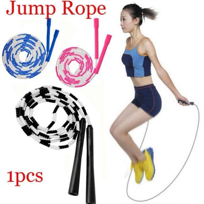 *ZR5856/ZR5857 Segmented Power Jump Ropes Beaded Skipping Rope With ...