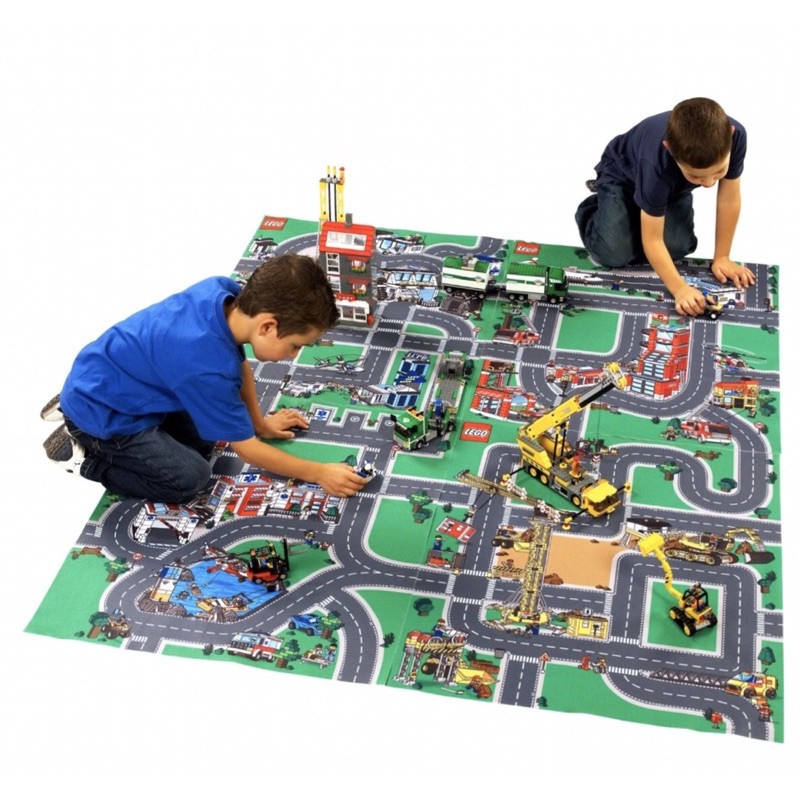 Lego City Playmat - Construction, Police, Emergency, Fire & Airport ...