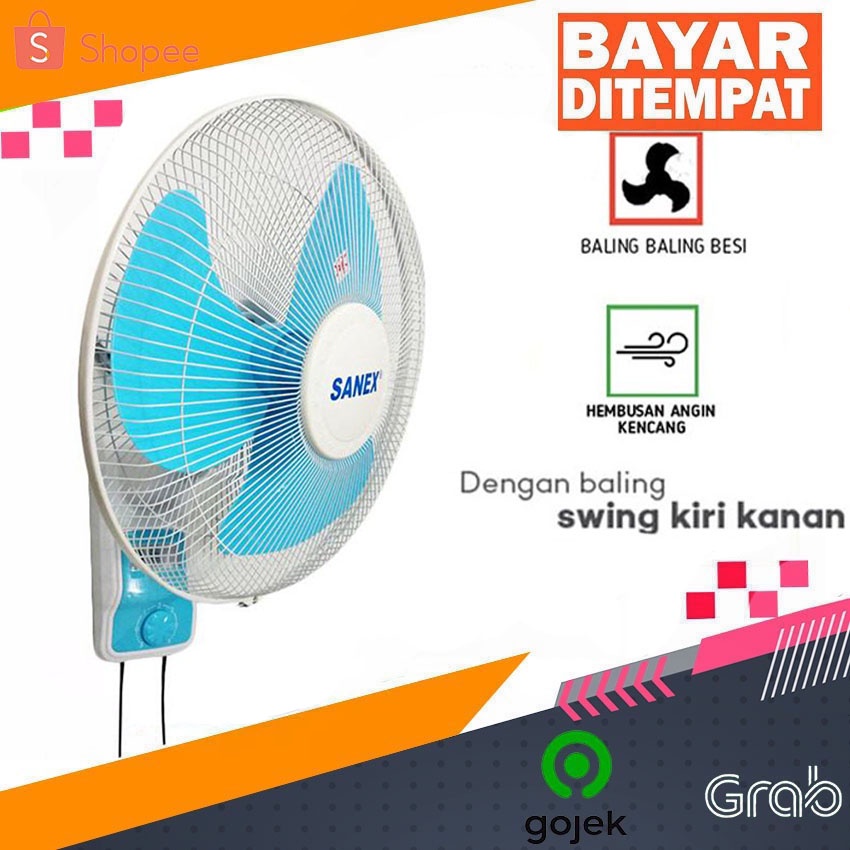 Sanex FW 1280 Wall Fan 12 inch Wall Fan Wall Fan Wall Fan | Shopee Malaysia