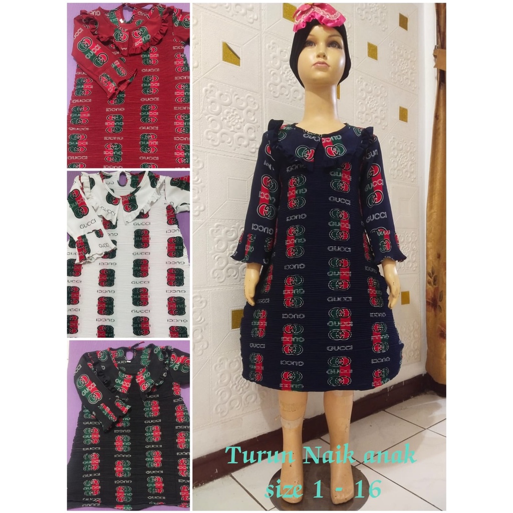 Viral dress Up Down Girls Aged 4-10y random motif / dress Up Down Can ...